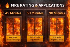 Fire-Rated Windows Explained: 45–90 Minutes